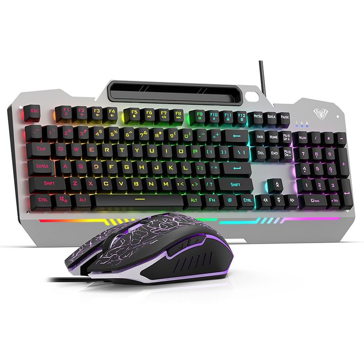 AULA T102 Wired Mechanical Keyboard - Gray – Aula Inno