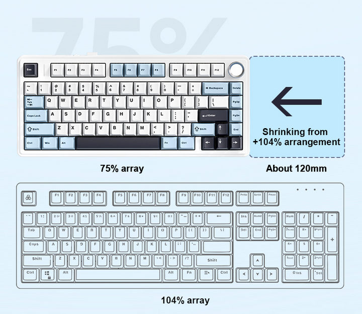 AULA F75 Gasket Mechanical Keyboard – Aula Inno